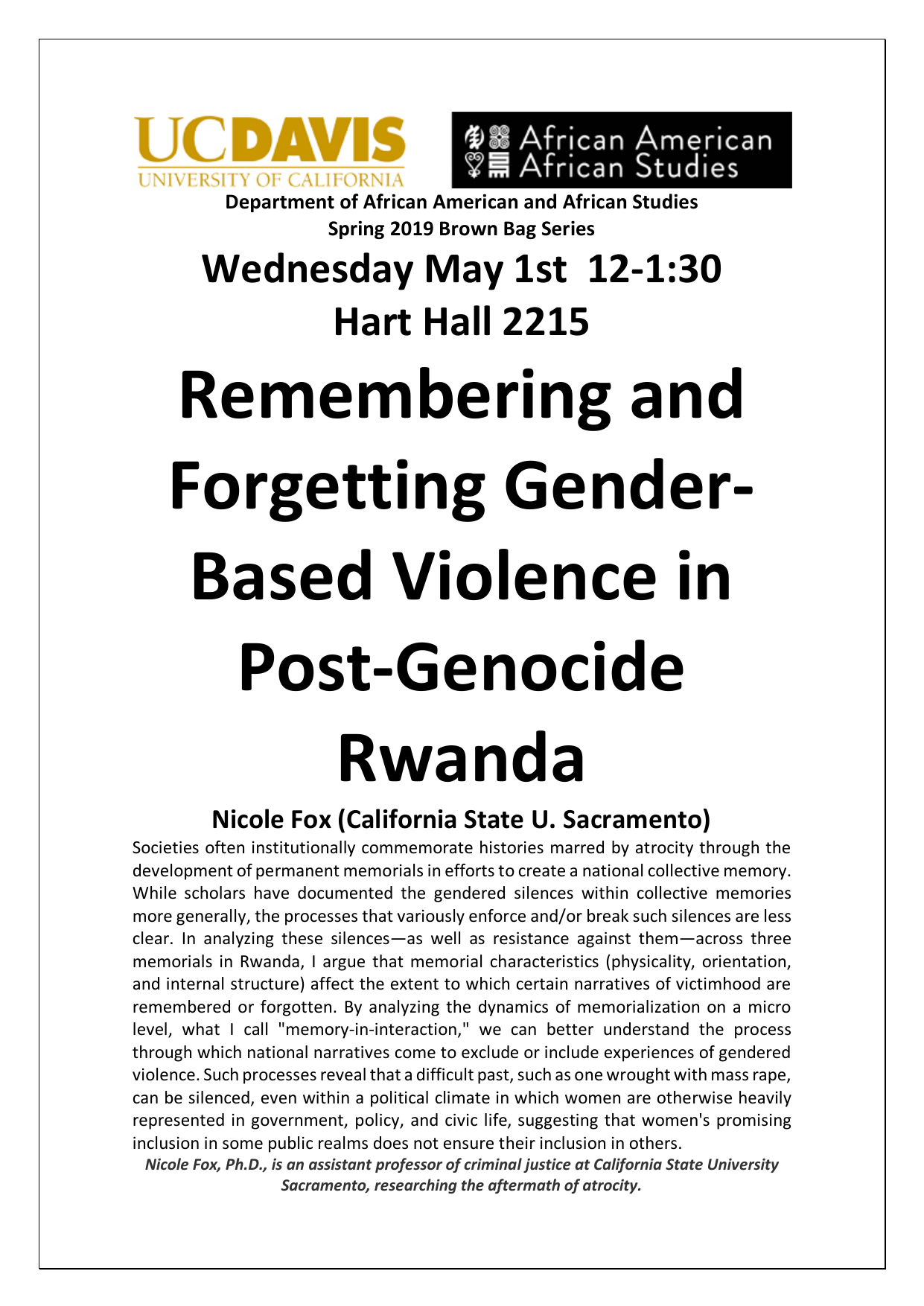 Remembering and Forgetting Gender-Based Violence in Post-Genocide ...